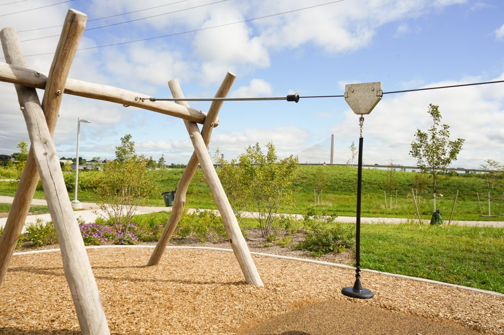 A-Frame Cableway No.3 Robinia | Playground Equipment