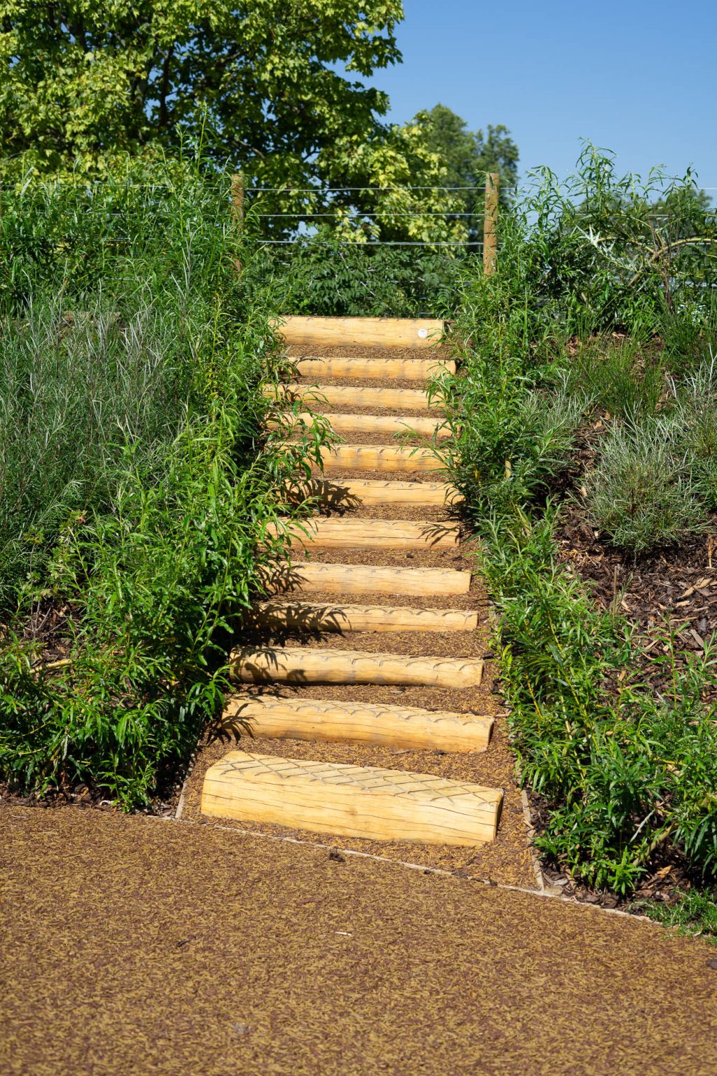 Log Steps Robinia | Playground Equipment